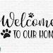 Dog Welcome Sign SVG, Dog Sign Svg, Welcome Sign Svg, Round Front Door ...
