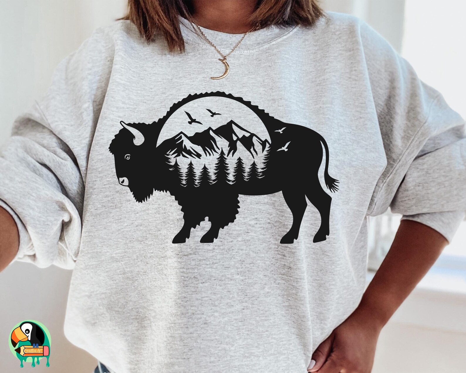 Bison SVG Buffalo Svg American Bison Svg Outdoor Svg - Etsy