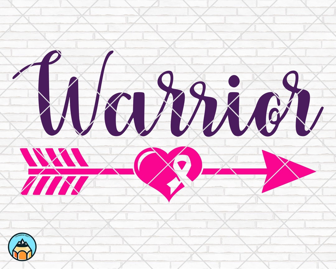 Warrior Cancer Svg, Breast Cancer Svg, Cancer Awareness Svg, Cancer ...