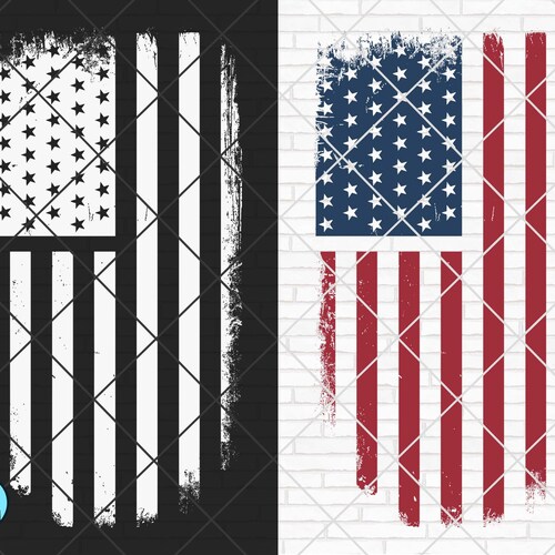 US Flag Distressed Svg USA Flag Svg Flag Svg 4th of July | Etsy