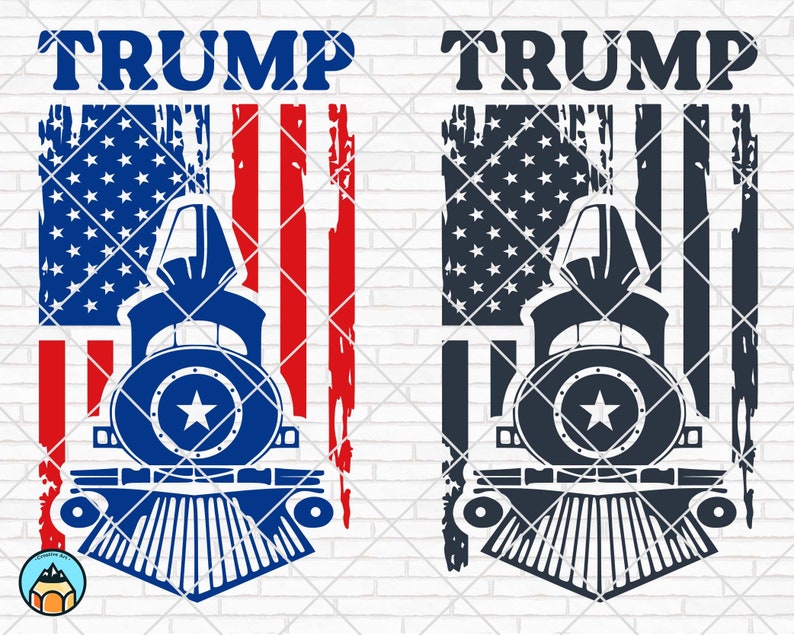 Trump Train Flag SVG Trump 2020 SVG Trump Train Svg - Etsy