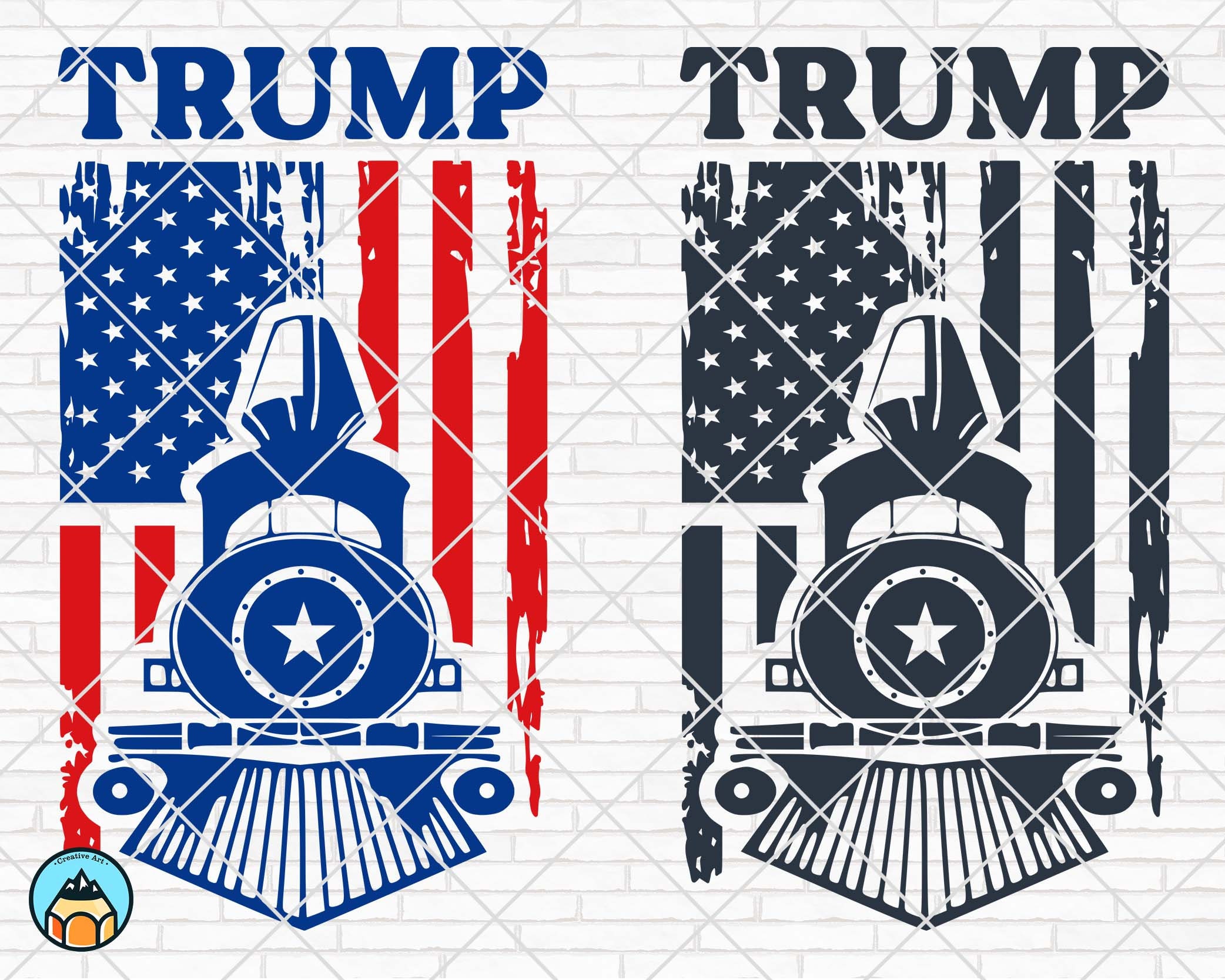 Trump Train Flag SVG | Trump 2020 SVG | Trump Train Svg | Election 2020 ...