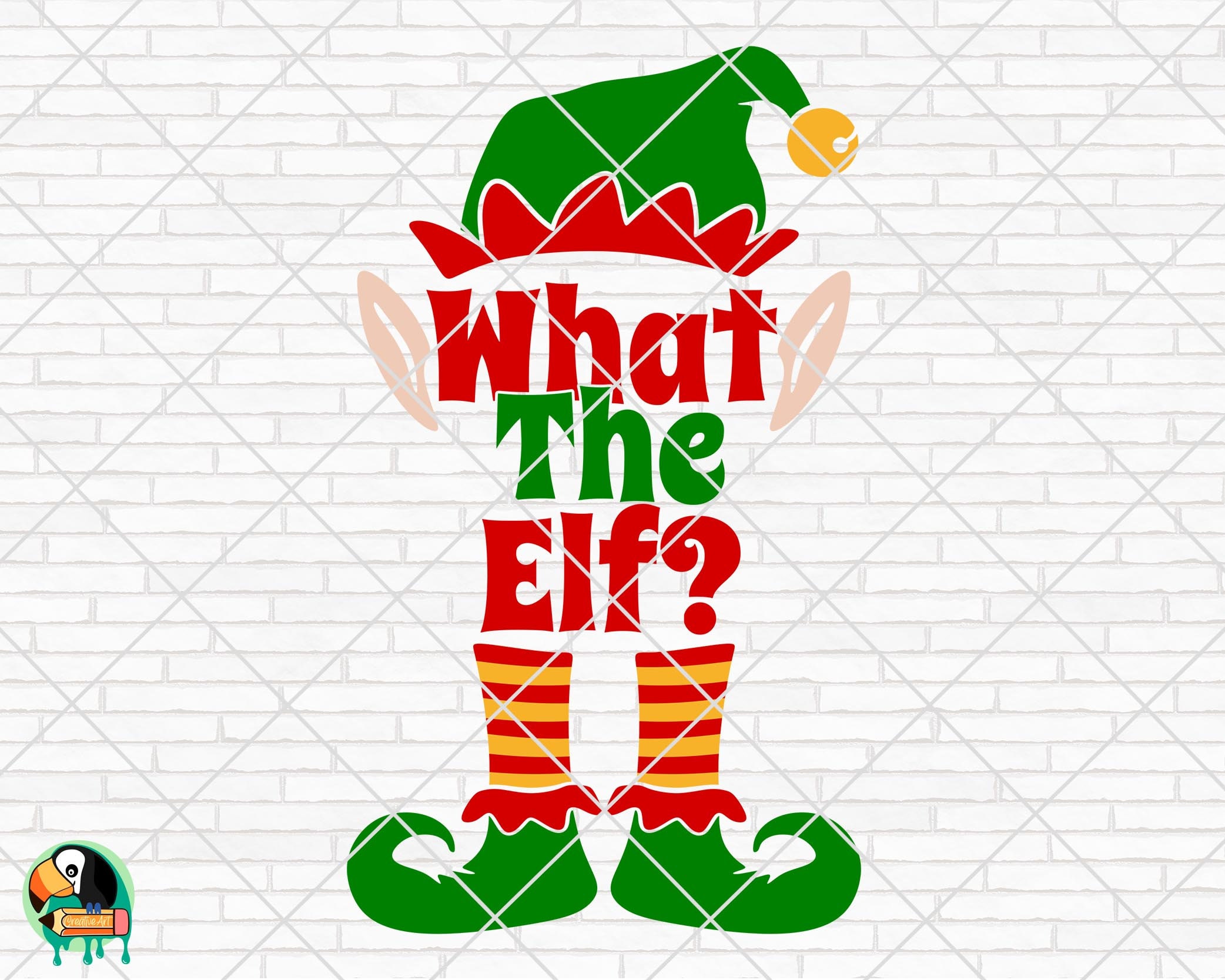 What The Elf svg Christmas Elf svg Merry Christmas svg | Etsy
