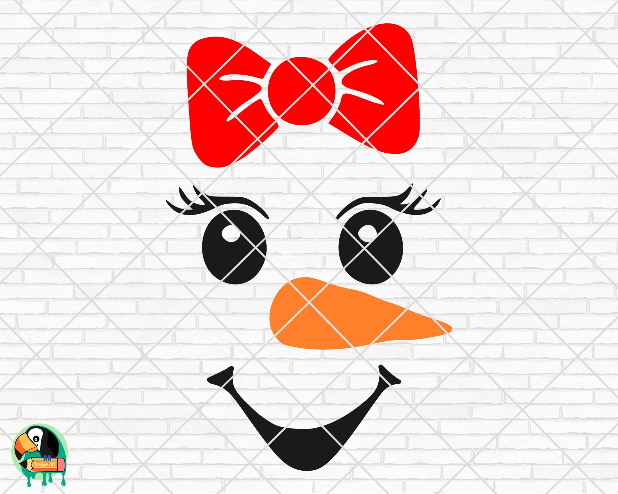 Snowman Face With A Bow Svg, Winter Svg, Christmas Snowman Svg, Snowman ...