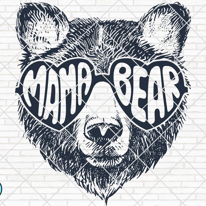 Mama Bear Cut File - Etsy