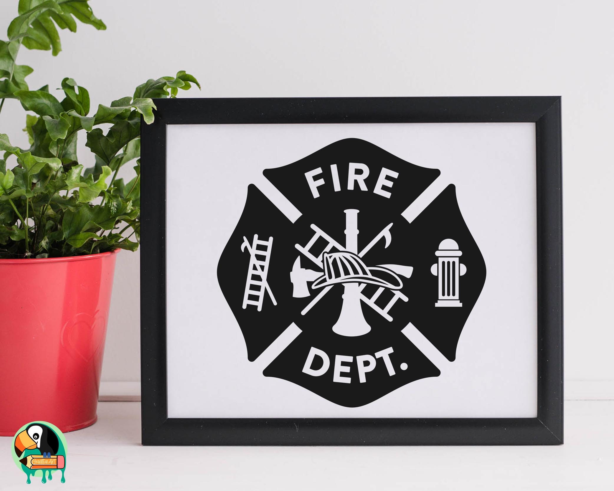Fire Department SVG, Firefighter Svg, Fireman Svg, Fire Rescue Svg ...