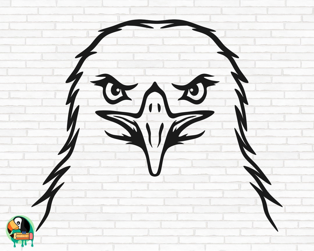 Eagle Head SVG, Eagle Svg, American Eagle Svg, Bald Eagle Svg, Eagle ...