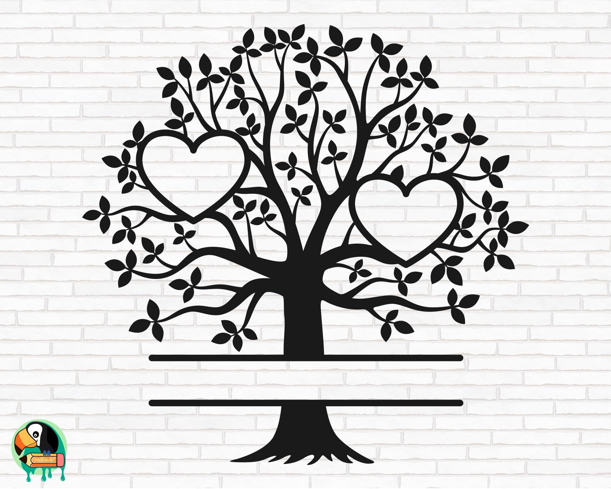 Family Tree SVG 2-16 Members Family Svg Tree Monogram Svg - Etsy Canada