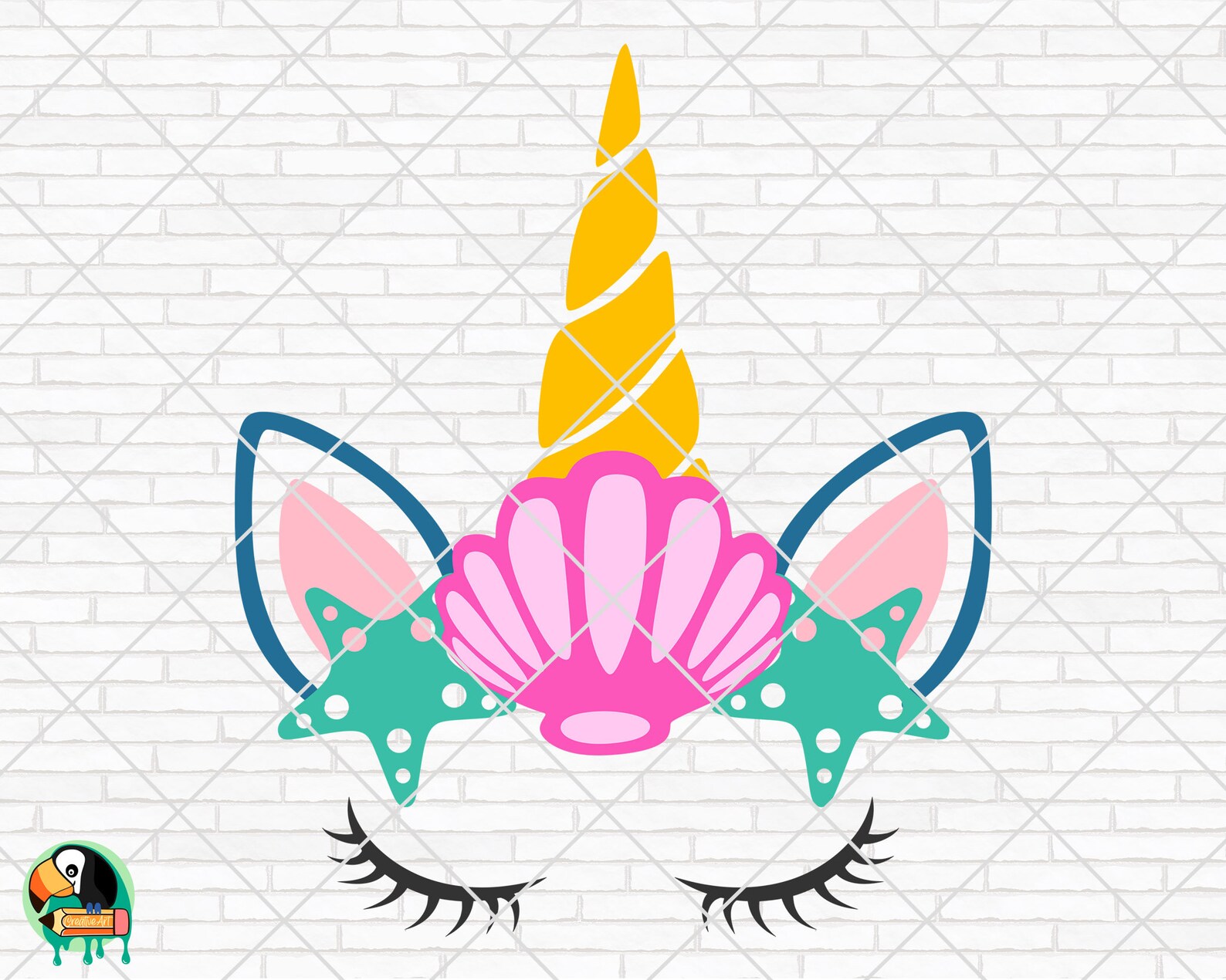 Mermaid Unicorn SVG, Summer Svg, Beach Svg, Summer Design for Shirts ...