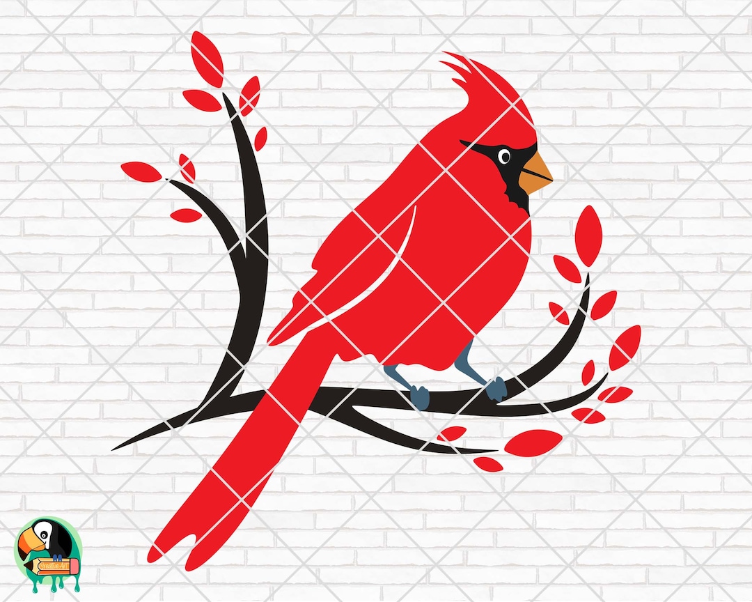 Cardinal Bird SVG, Cardinal Svg, Memorial Svg, Winter Svg, Cardinal on ...