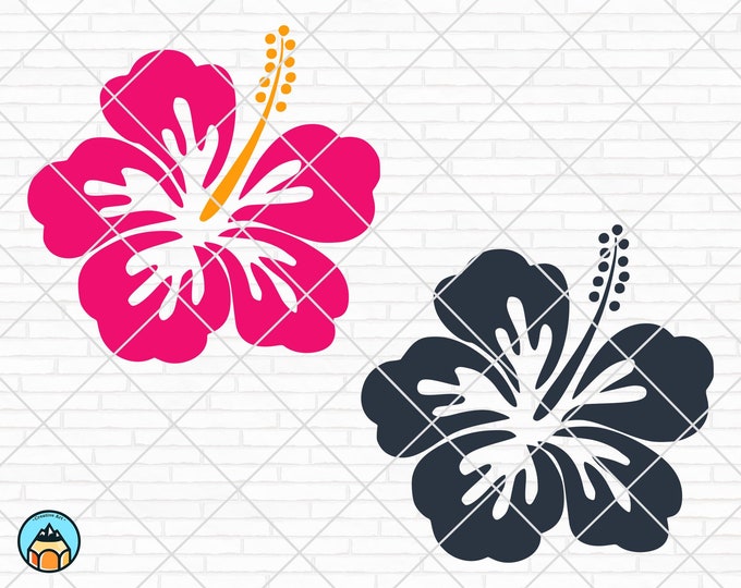 Hibiscus Svg File,hibiscus Flower Svg,hibiscus Clip Art,hawaiian Flower ...