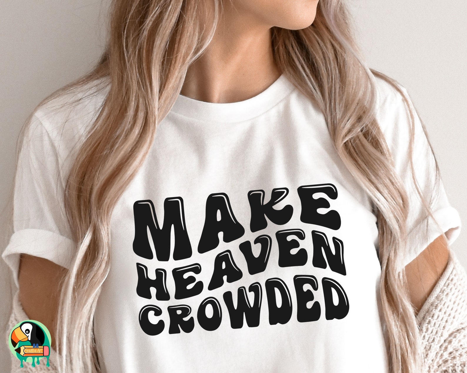 Make Heaven Crowded SVG, Bible Verse Svg, Christian Svg, Religious Svg ...