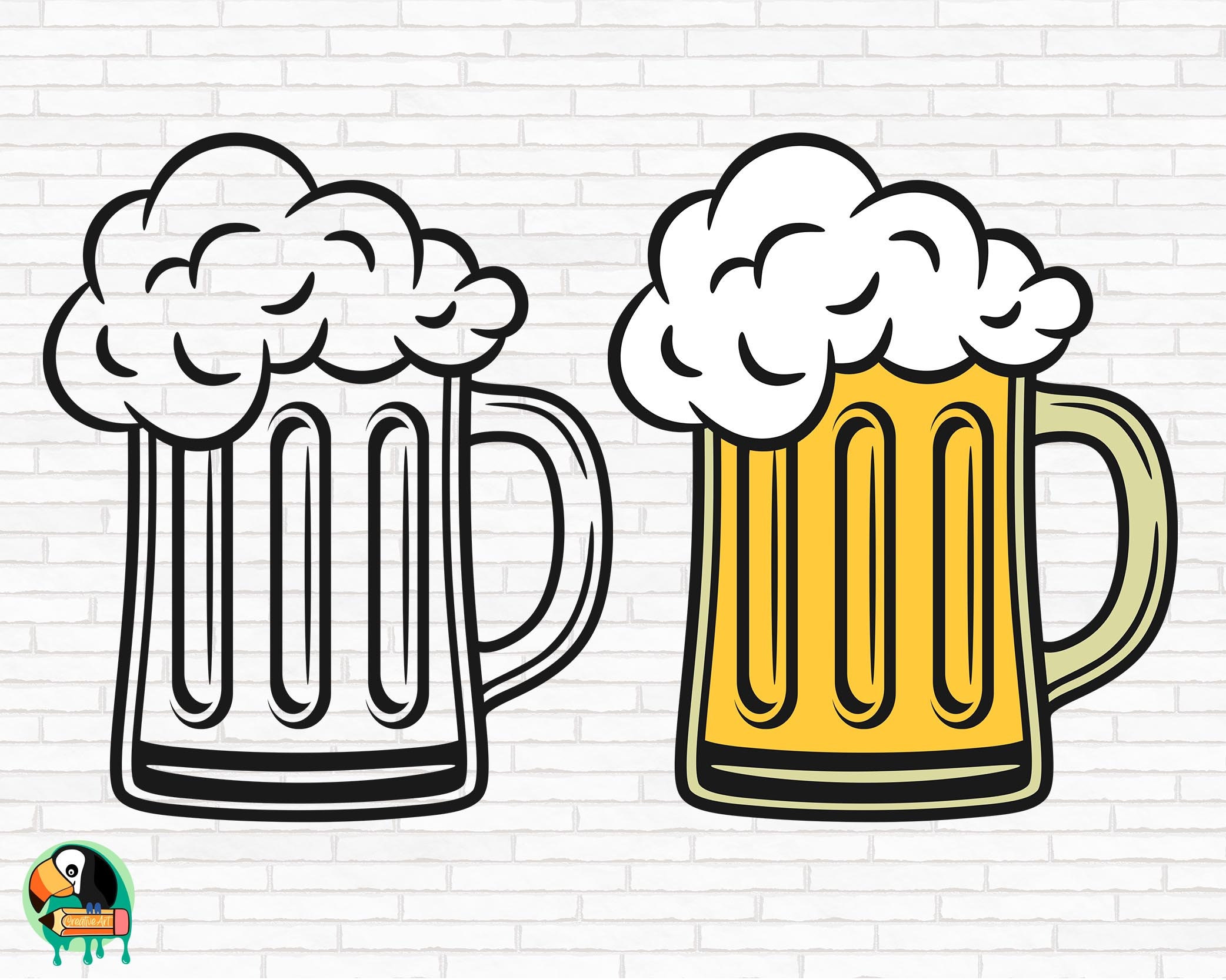 Beer Mug SVG Beer Glass Svg Drinking Dad Svg Alcohol Svg - Etsy Canada