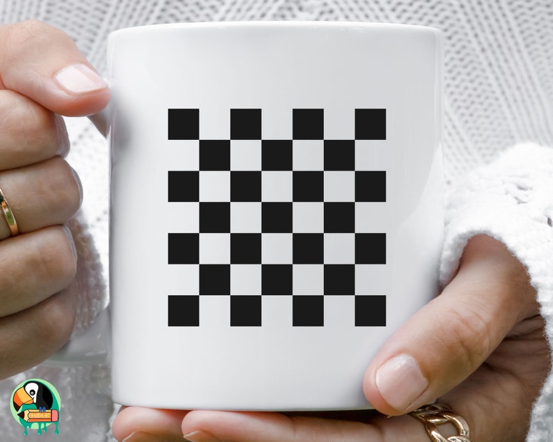 Checkered Pattern SVG Checkered Vector Svg Checker Board - Etsy