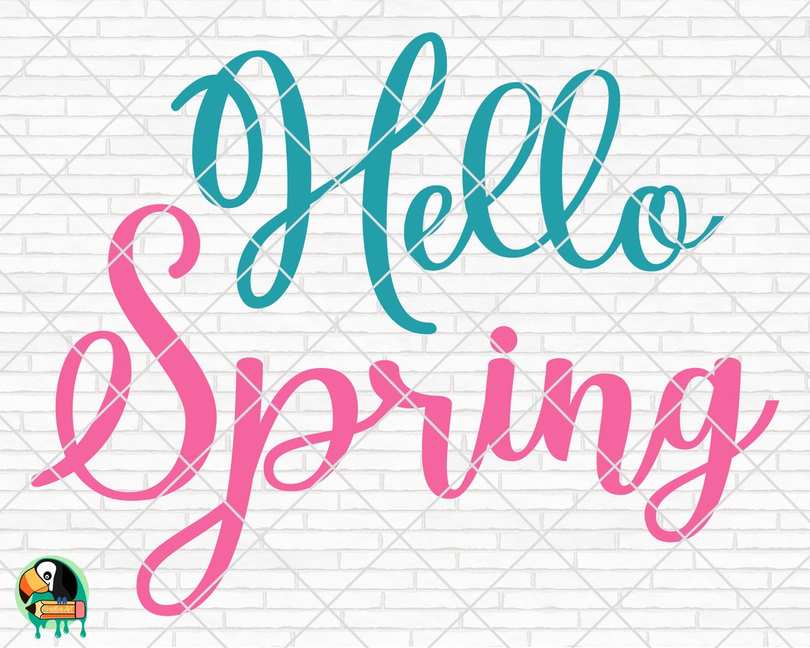 Hello Spring SVG Spring Svg Easter Svg Spring Design for | Etsy
