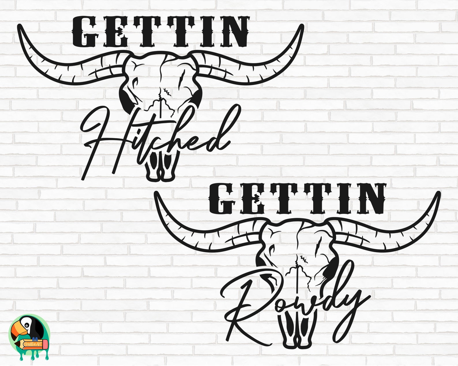 Getting Hitched Getting Rowdy SVG, Getting Hitched Svg, Getting Rowdy ...