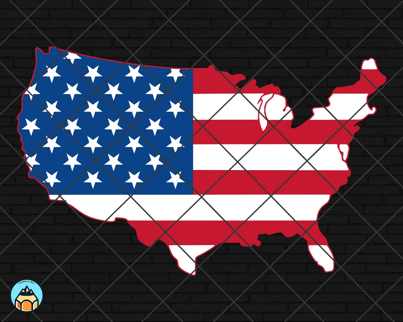 United States Flag Svg American Flag Svg 4th July Svg Flag - Etsy