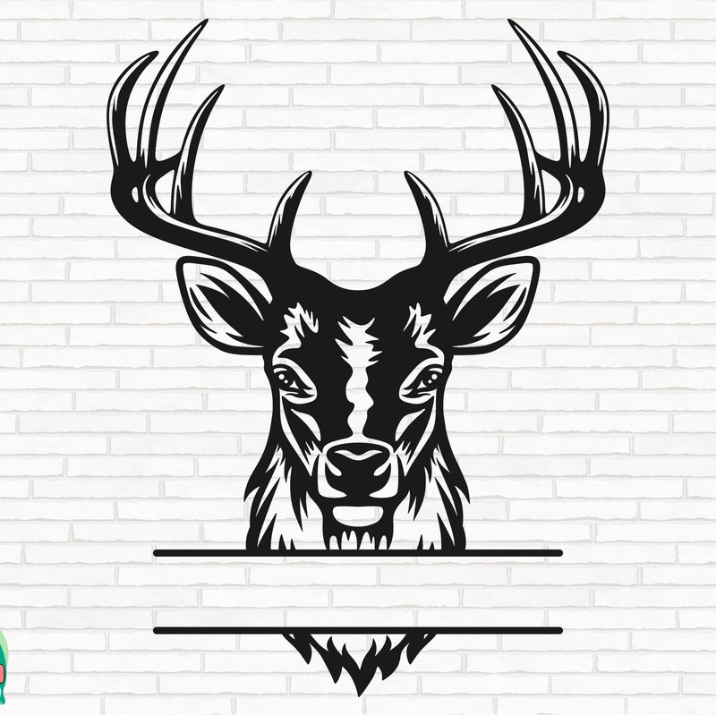 Buck Skull Silhouette Svg - Etsy
