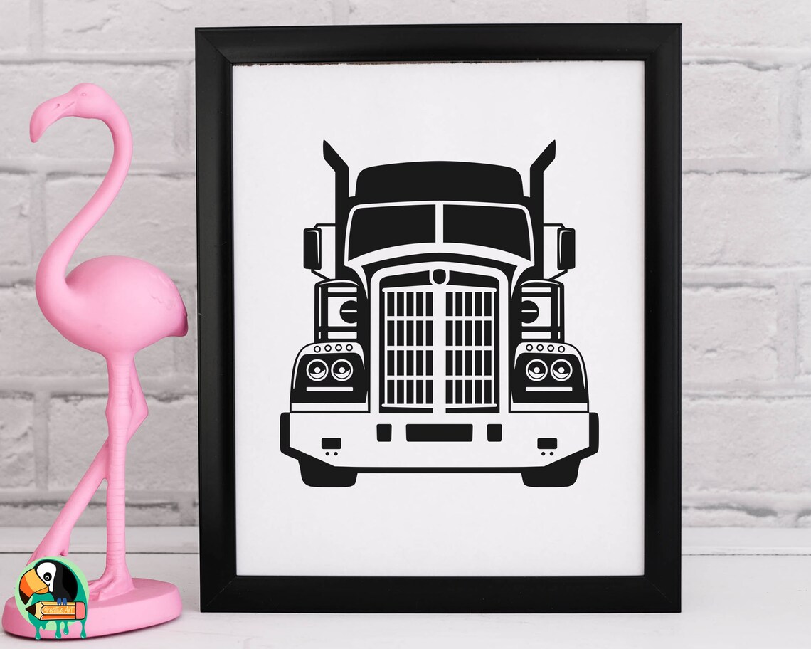 Semi Truck SVG Trucker Svg Tractor Cab Truck Svg Truck Svg - Etsy Australia