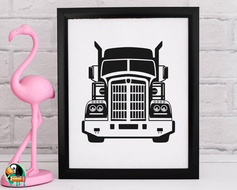 Semi Truck SVG Trucker Svg Tractor Cab Truck Svg Truck Svg - Etsy