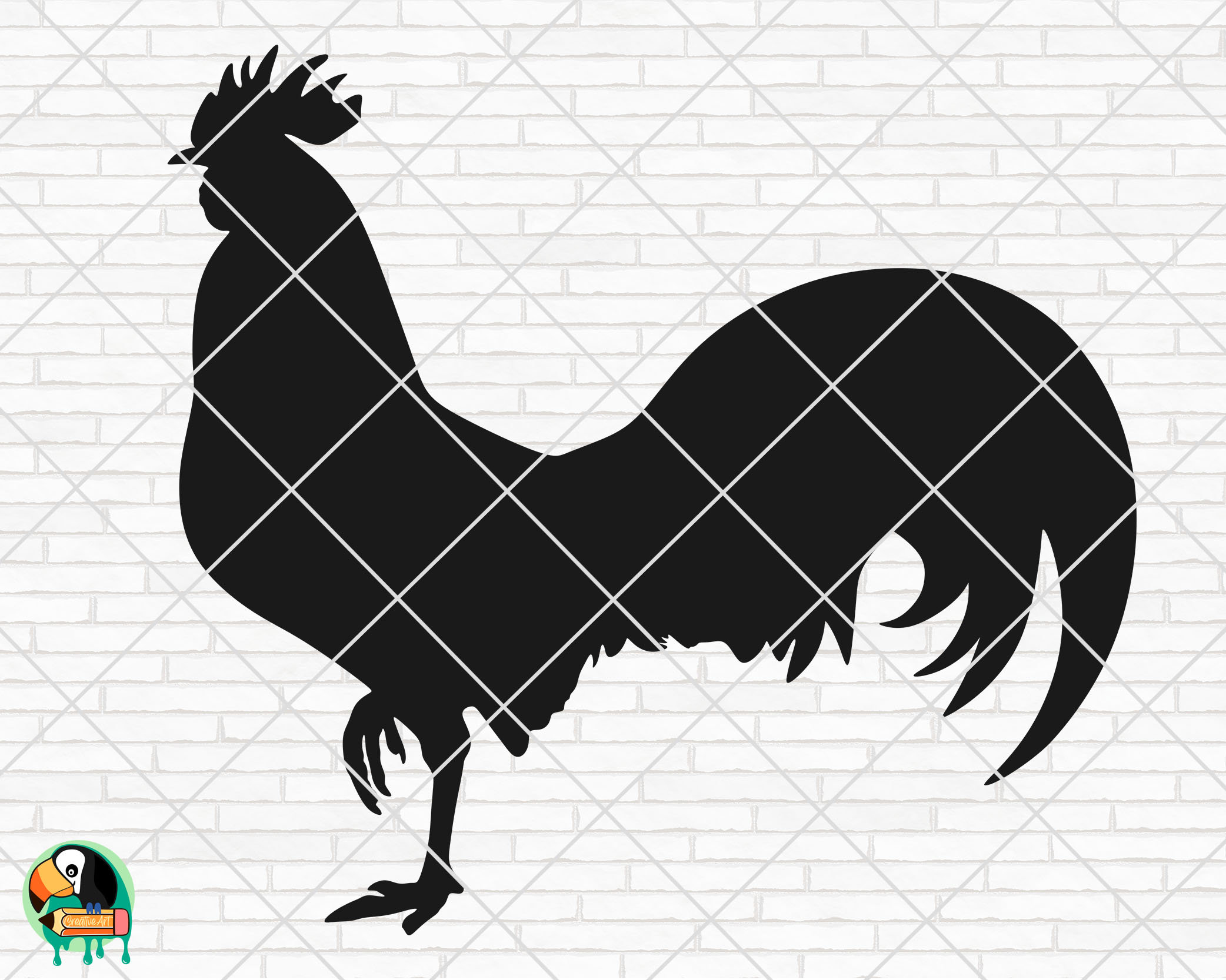Rooster Silhouette SVG Rooster Svg Rooster Head Svg Rooster | Etsy