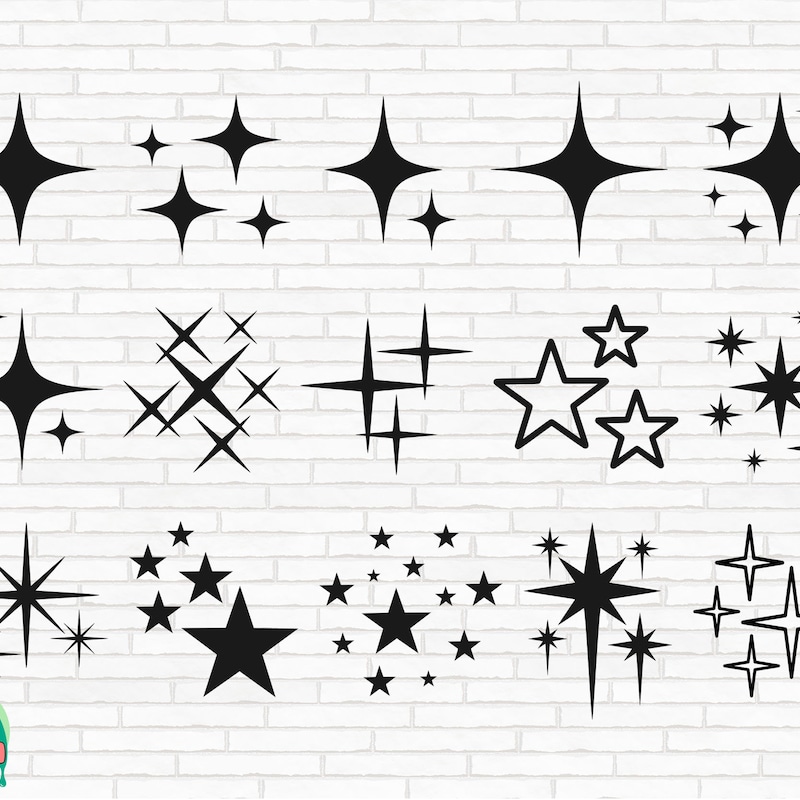 Stars Svg - Etsy