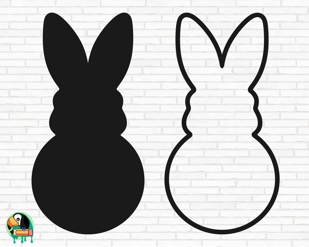 Easter Peep SVG, Easter Bunny Svg, Peep Svg, Bunny Svg, Easter Svg ...