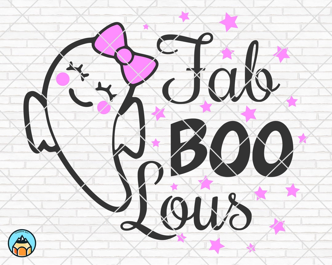 Fab Boo Lous Svg, Cute Ghost Svg, Halloween Svg, Pumpkin Svg ...