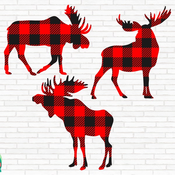 Plaid Moose - Etsy