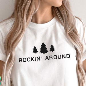 Rockin' Around SVG, Christmas Tree Svg, Christmas Quote Svg, Holiday ...