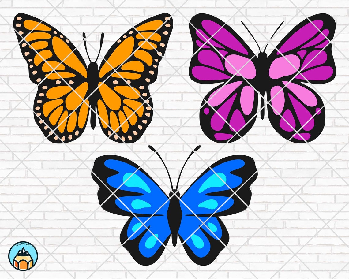 Butterfly Bundle Svg Monarch Butterfly Svg Butterflies Svg - Etsy