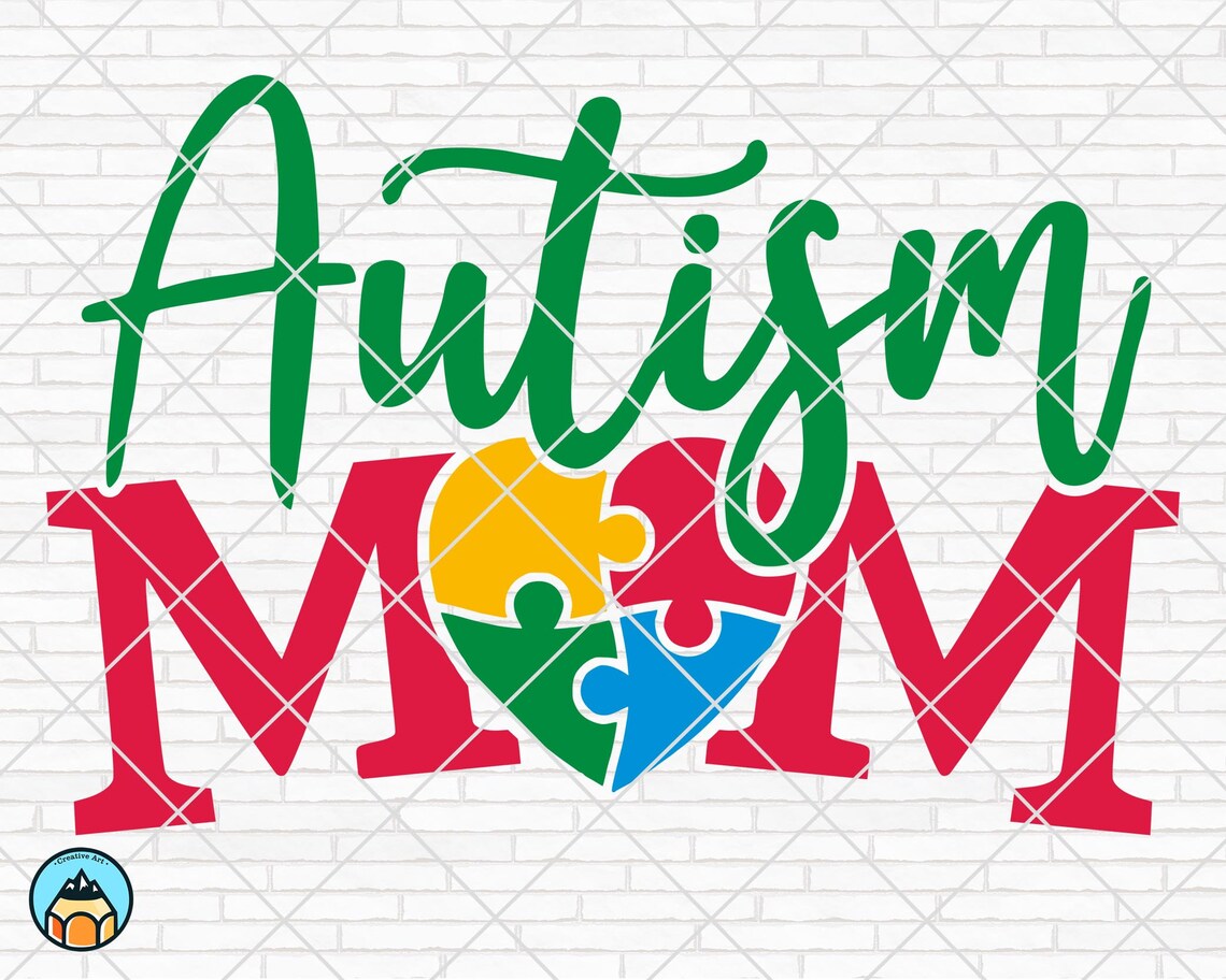 Autism Mom svg Autism Heart svg Autism Awareness svg Autism | Etsy
