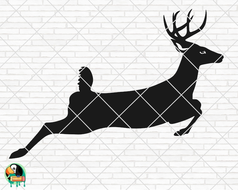 Running Deer SVG, Deer Svg, Deer Head Svg, Deer Vector, Deer PNG ...