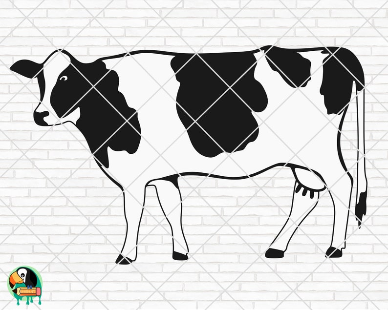 Koe Silhouet SVG, Koe svg, Cow Head svg, Cow Vector, Animal svg, Cow ...