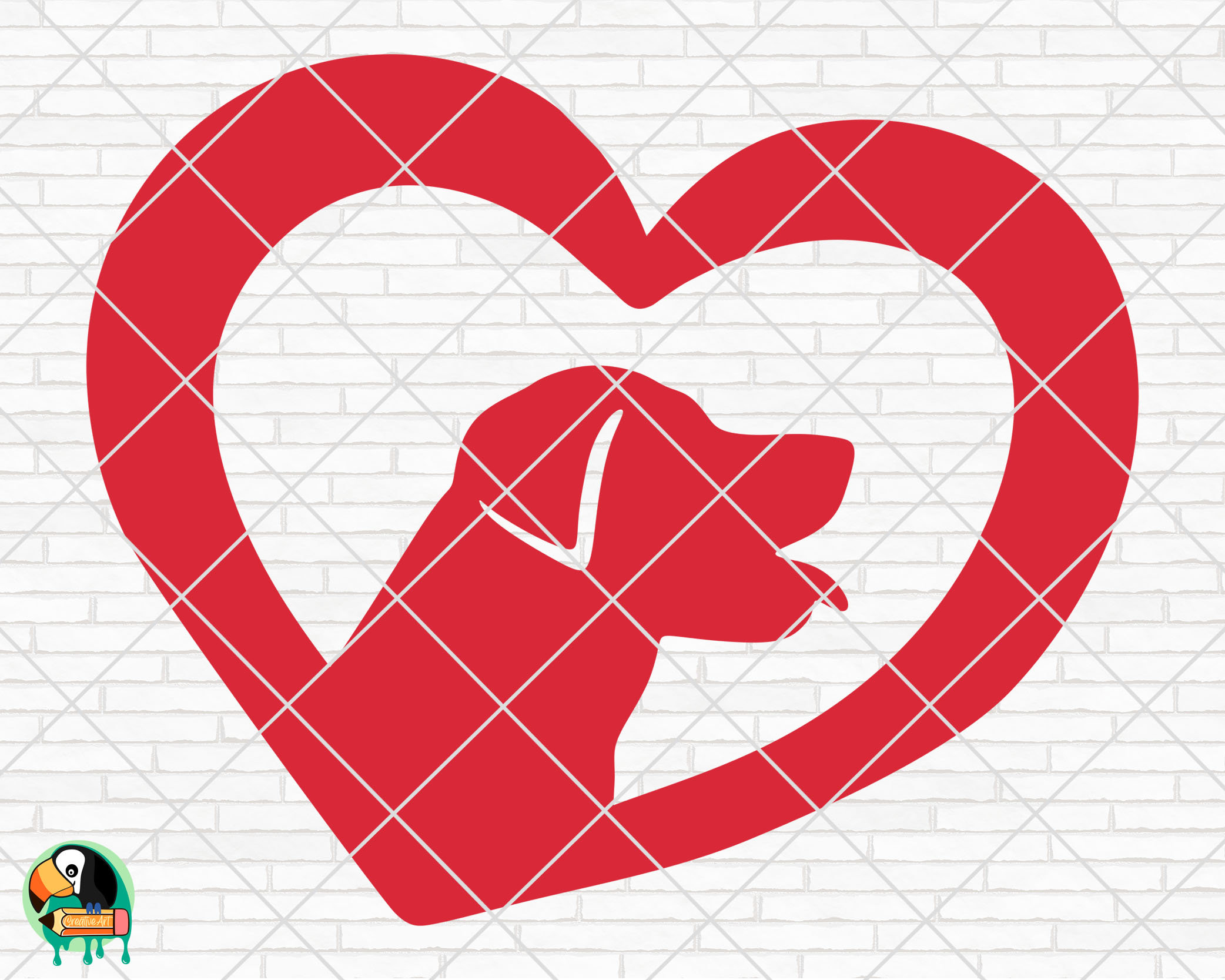 Dog in Heart SVG Dog Lovers Svg Dog in Heart Cut Files - Etsy