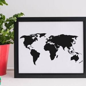 World Map SVG, World Svg, Travel Svg, Global Map Svg, World Map Vector ...