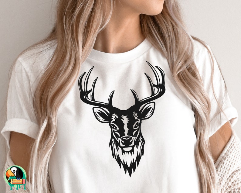 Buck Head SVG Deer Head Svg Deer Hunting Svg Deer Svg - Etsy