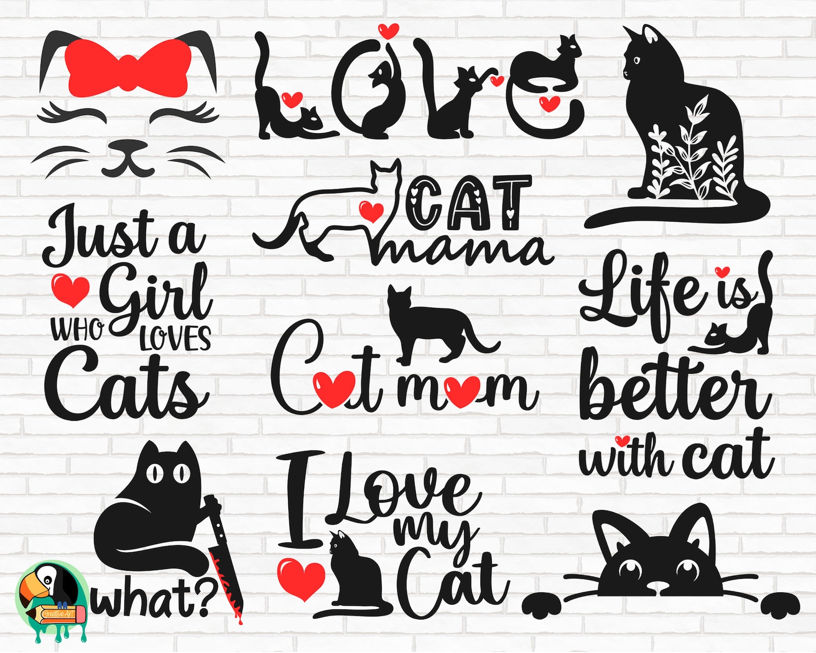 Cat Mama Svg, Cat Mom Svg, Cat Lover Svg, Cat Svg, Cat Sayings Svg, Cat ...