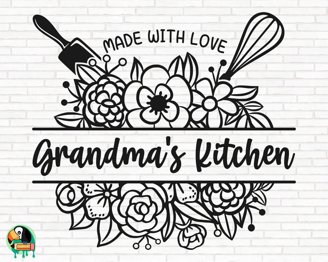 Grandma's Kitchen Sign SVG, Kitchen Quotes Svg, Kitchen Apron Svg ...