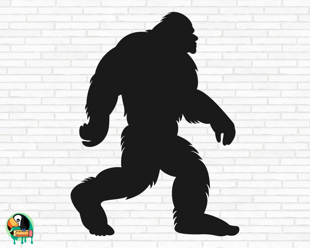 Bigfoot SVG, Big Foot Svg, Yeti Svg, Sasquatch Svg, Walking Bigfoot Svg ...
