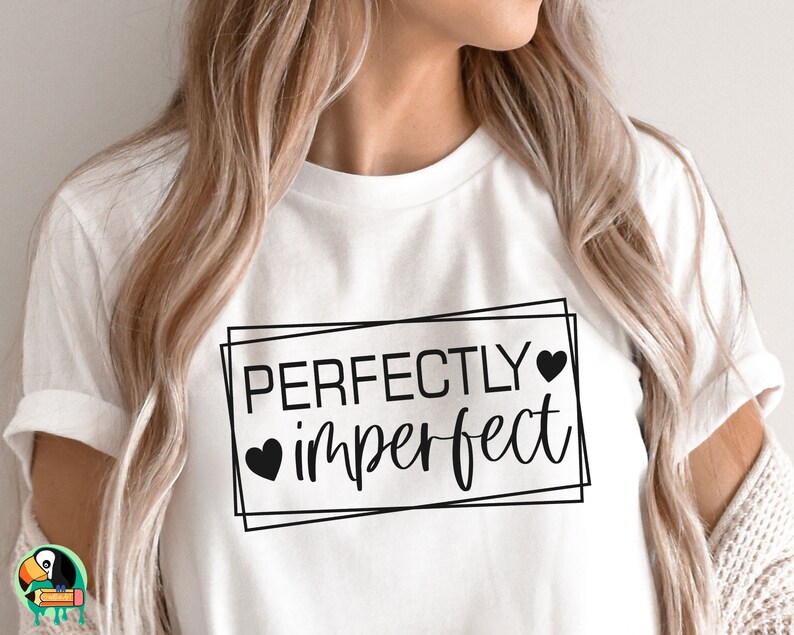 Perfectly Imperfect SVG Mom Quote Svg Motivational Svg - Etsy