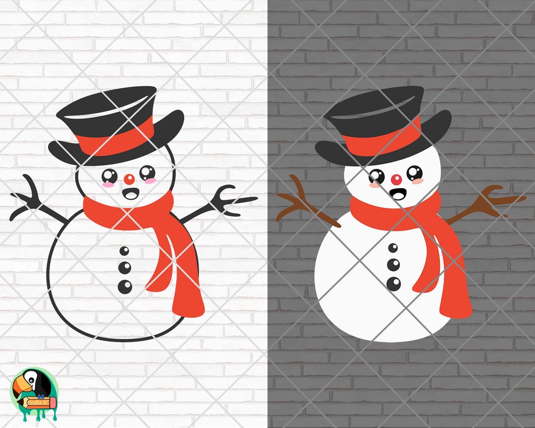 Cute Snowman Svg, Winter Svg, Christmas Snowman Svg, Snowman Png ...