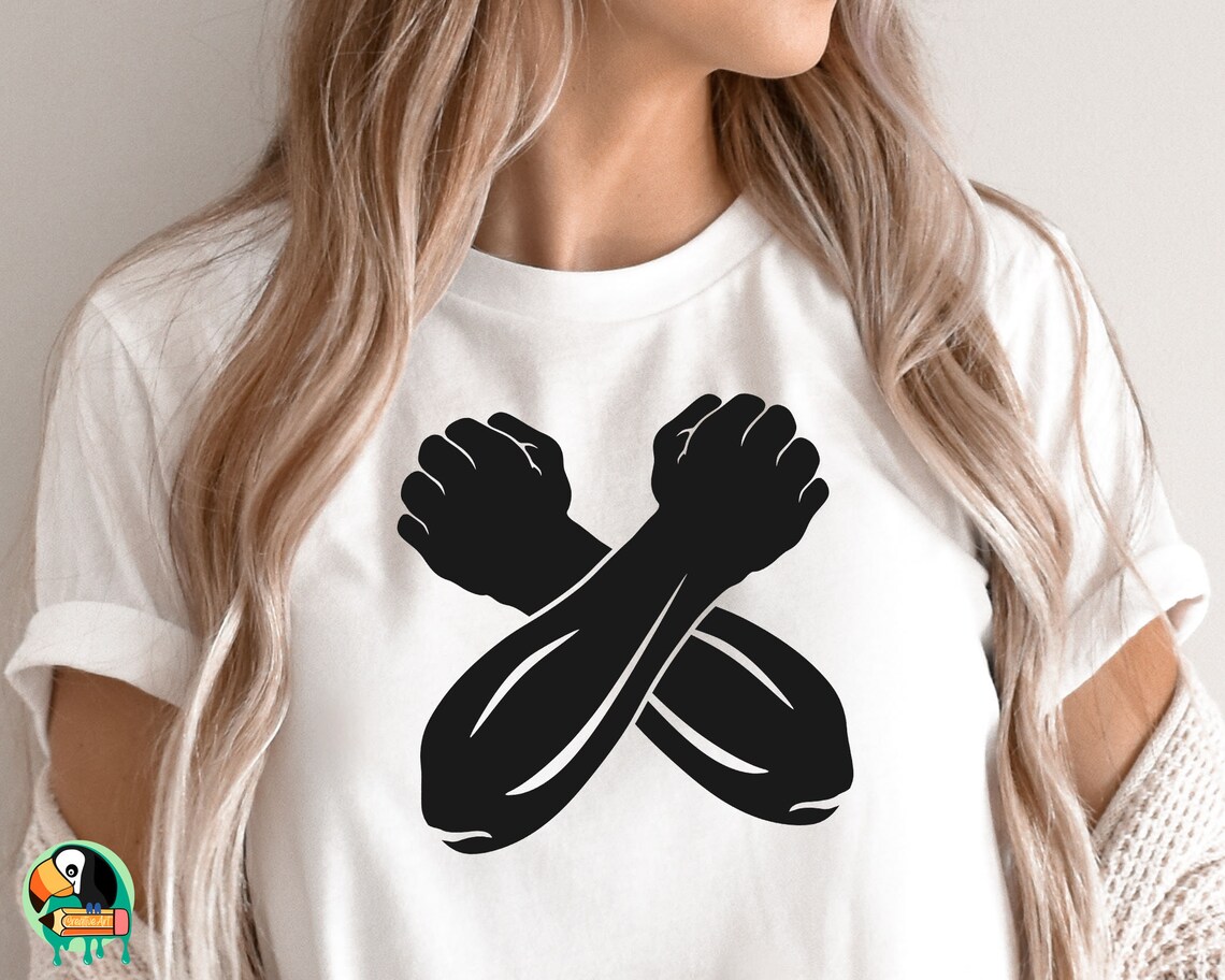 Cross Arms SVG, Arms Crossed Gesture Svg, X Salute Svg, Hand Gesture ...