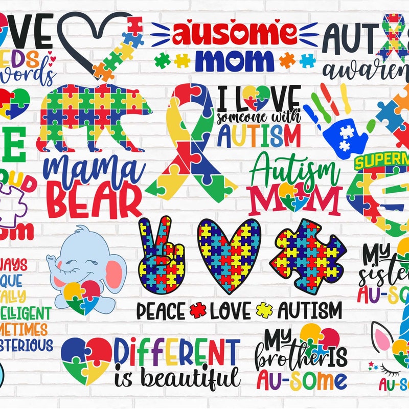 Autism Svg - Etsy