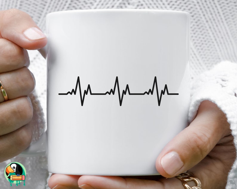 Heartbeat Line SVG Heartbeat Pulse Svg Healthcare Svg - Etsy