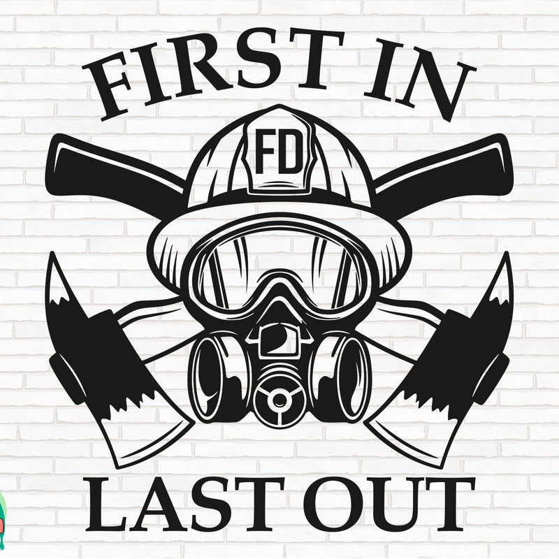 Firefighter Svg - Etsy
