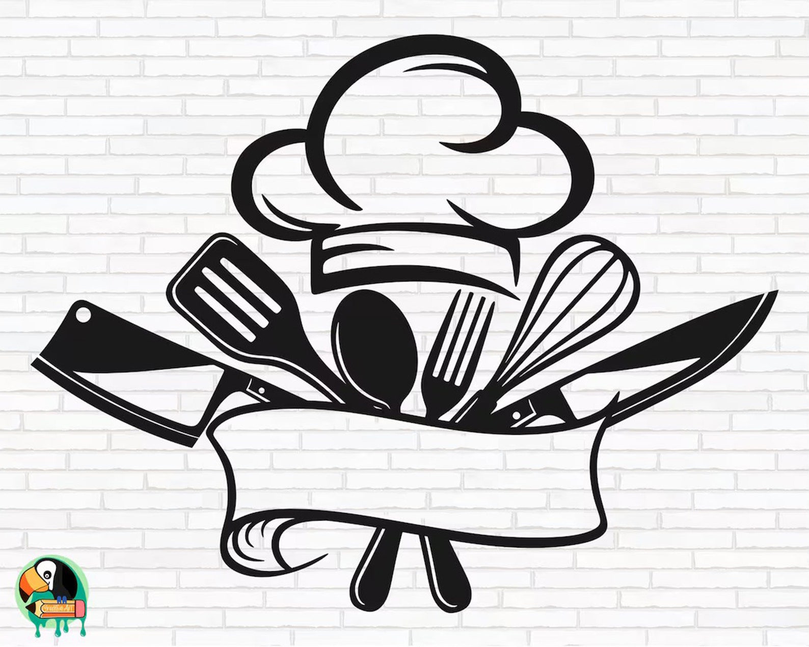 Koch Logo SVG, Restaurant Logo SVG, Kochen Amulette, Koch Logo Cut ...