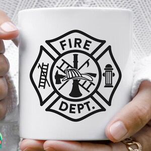 Fire Department SVG, Firefighter Svg, Fireman Svg, Fire Rescue Svg ...