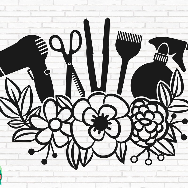 Hairdresser Svg - Etsy