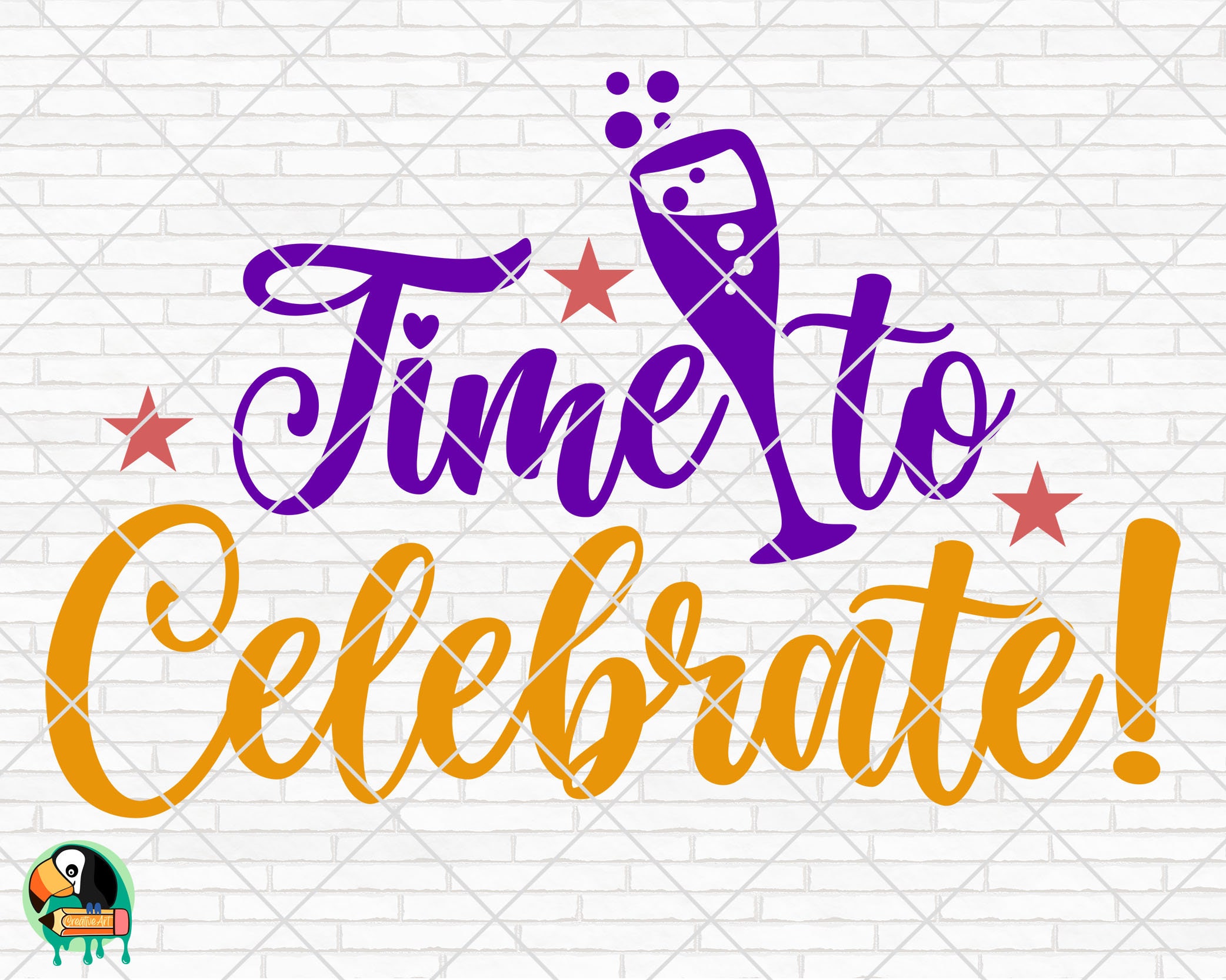 Time to Celebrate SVG, Happy Birthday Svg, Time to Celebrate Cut Files ...